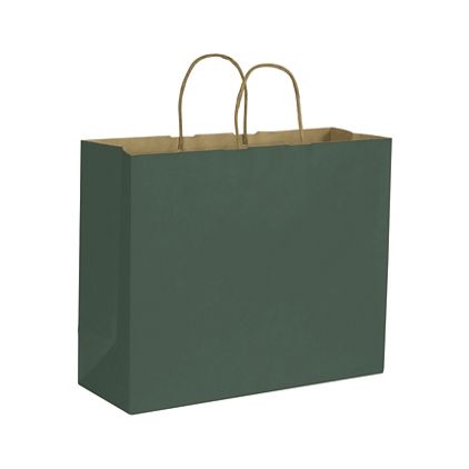 Forest Green on Kraft Shoppers – Shop – Jewel Paper Bags